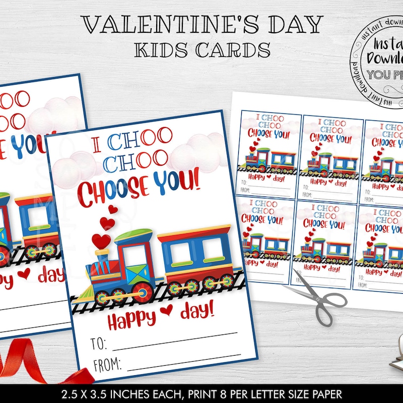 Train Valentine - Etsy