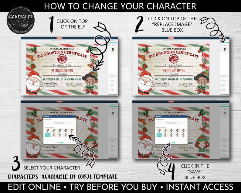 Editable Letter From Santa Instant Download Christmas Eve Letter From ...