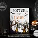 Printable Halloween "enter If You Dare" Sign, Digital Halloween Wall ...