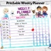 Printable Frozen Homeschool Planners, Frozen Schedule Charts, Daily ...