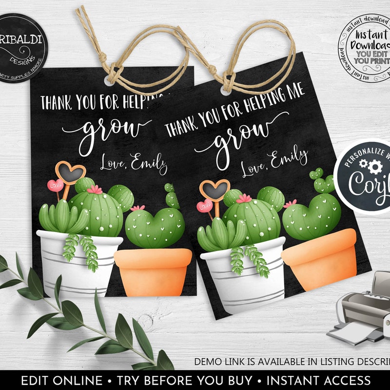Succulent Gift Tag - 60+ Gift Ideas for 2026
