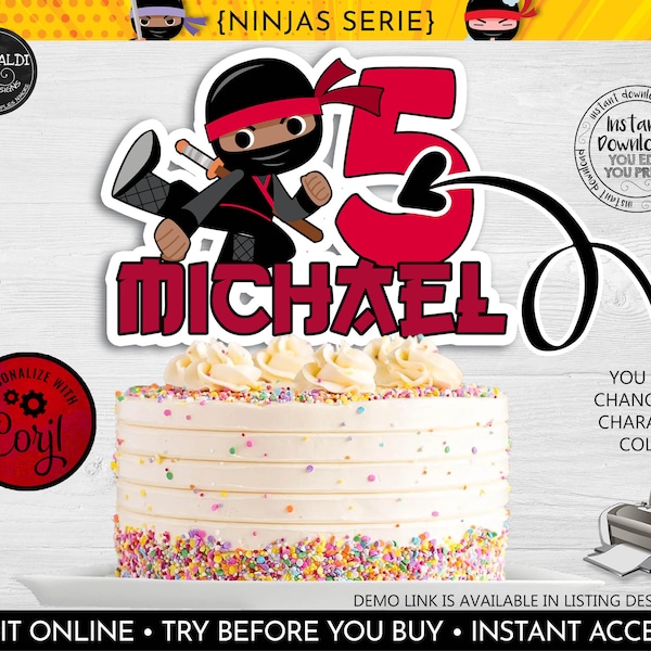 Ninjago Cake Topper - Etsy