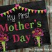 Printable Baby's First Year Holidays Chalkboard Signs My First Year ...