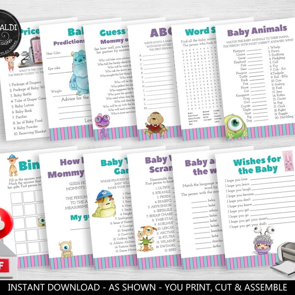 Monster Baby Shower - Etsy