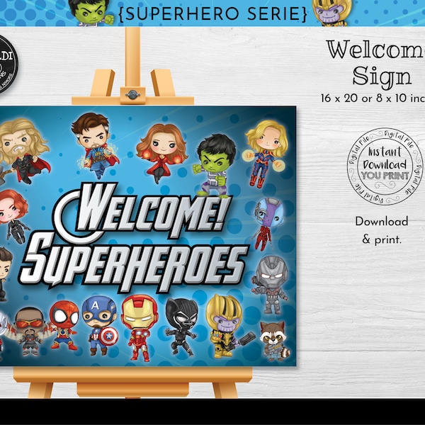 Superhero Sign - Etsy