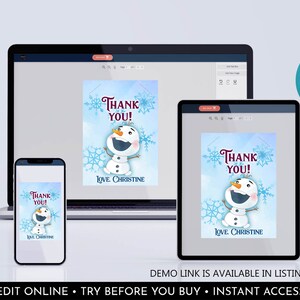 Editable Frozen Favor Tag Frozen Labels Snow Queen Birthday Party Tags ...