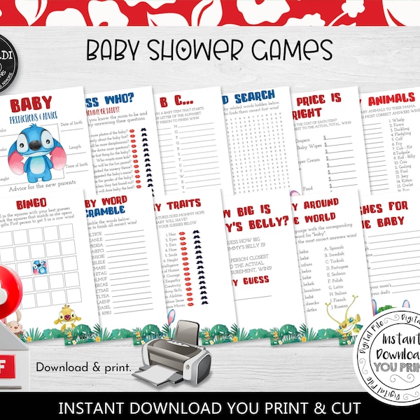 Lilo and Stitch Bingo Game - Etsy Canada