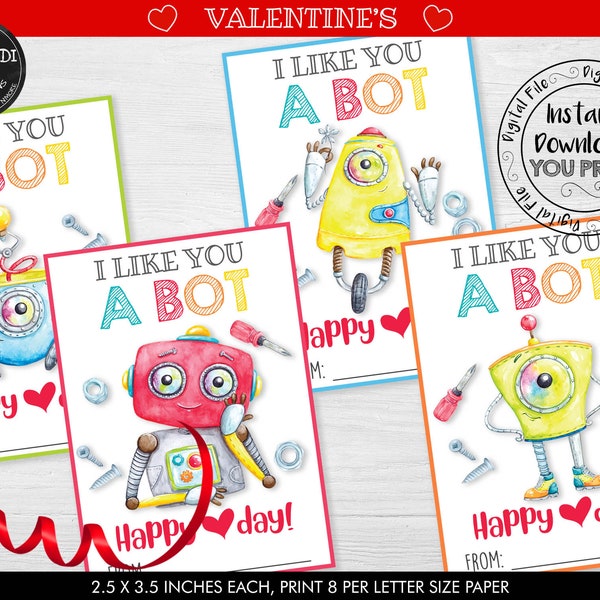 Valentine Robot - Etsy