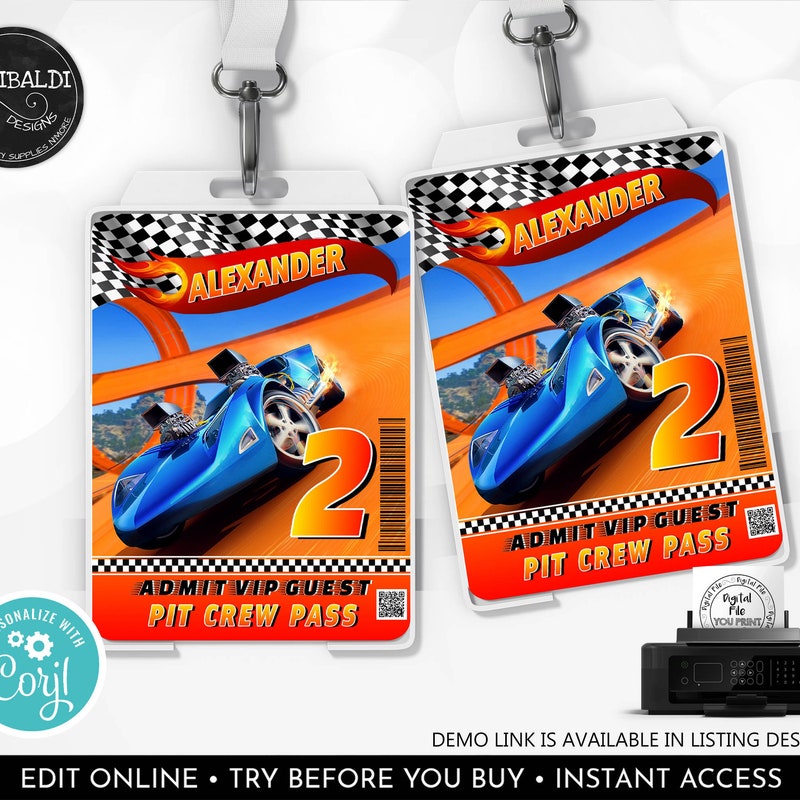 Pit Passes - Etsy