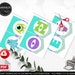 Printable Monsters "i Am One" Pennant Banner, DIY Monsters High Chair ...