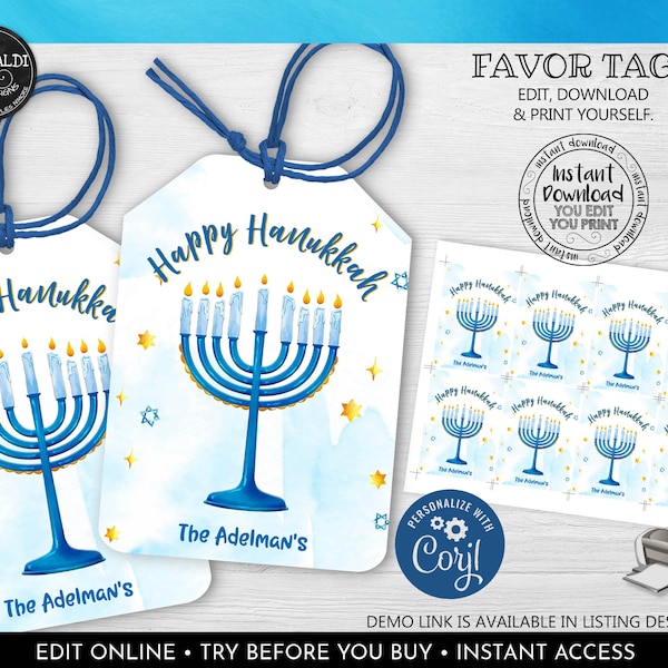 Printable Hanukkah - Etsy