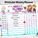 Printable Frozen Homeschool Planners, Frozen Schedule Charts, Daily ...