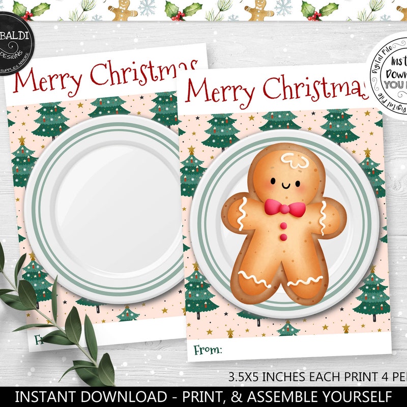 Christmas Cookie Card - Etsy