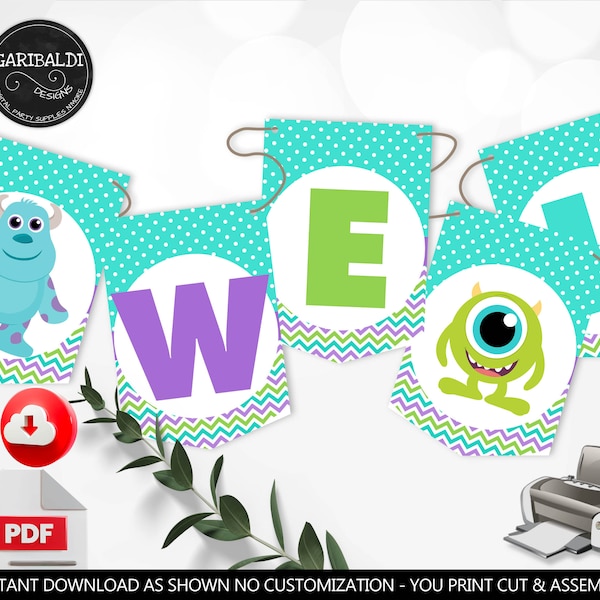 Monster Baby Shower - Etsy