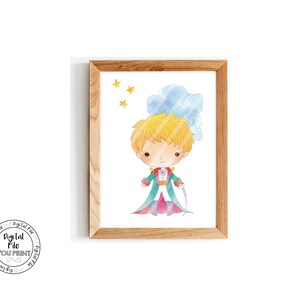 The Little Prince Nursery Wall Decor Little Prince Printable Wall Art ...