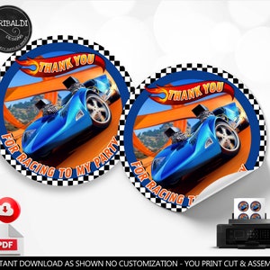 Hot Wheels Thank You - Etsy Australia