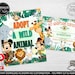 Adopt a Wild Animal Certificate Safari Party Animal Pet Adoption ...