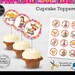 Mexican Fiesta Cupcake Toppers, Printable Fiesta Cupcake Toppers ...