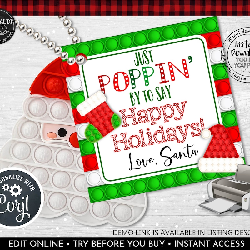 Pop It Gift Tag - 60+ Gift Ideas for 2025