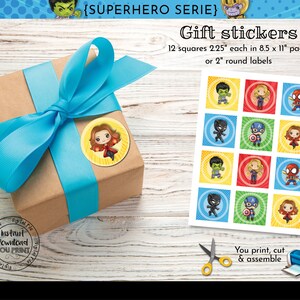 Superhero Cupcake Toppers Printable Superhero Cupcake Toppers Superhero ...