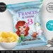 Editable Mermaid Chip Bag Wrapper Printable Under the Sea Potato Chip ...