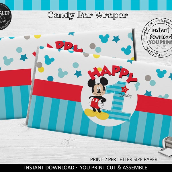 Mickey Candy Wrapper - Etsy