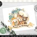 Editable Woodland Animals Cake Topper, Printable Forest Animals ...
