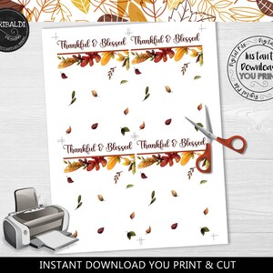 Printable Thanksgiving Cookie Card Printable Cookie Card Holder Instant ...