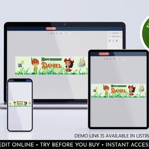 Editable Peter Pan Water Bottle Labels Neverland Birthday Party Favors ...