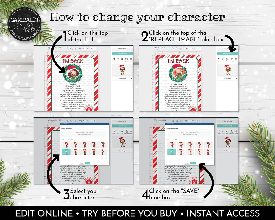 Editable Goodbye Elf Letter Christmas Elf Departure Letter Elf Farewell ...