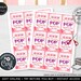 Editable Pop It Valentine's Day Card Valentine's Day School Kids Pop It ...