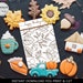 Printable Thanksgiving Cookie Card Printable Cookie Card Holder Instant ...
