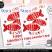 Goldfish Valentine's Day Tags - School Favors-printable Classroom ...