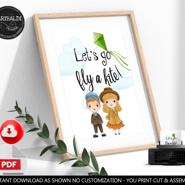 Lets Go Fly a Kite - Etsy