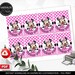 Minnie Mouse Favor Tags Minnie Forever Thank You Tags Minnie Mouse ...