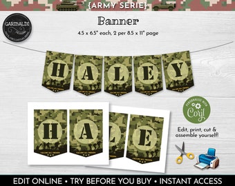 ARMY Banner - Etsy