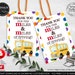 Instant Download Bus Driver Thank You Tags Printable School Bus Tags ...