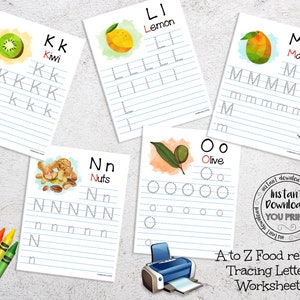 Alphabet Tracing Worksheets, Alphabet Kids Activity, Alphabet Writing ...
