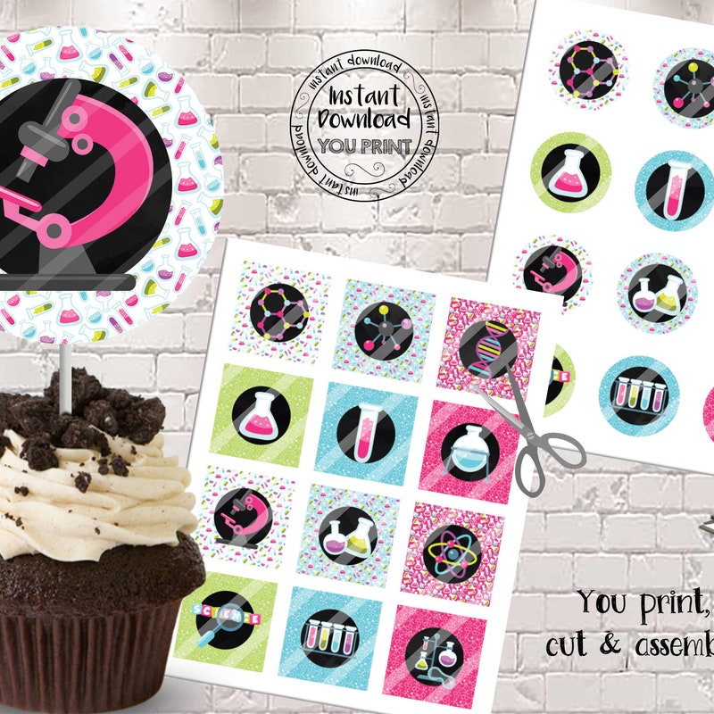 Science Cake Topper - Etsy