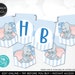Editable Dumbo Pennant Banner Printable Dumbo Banner Blue Circus Dumbo ...
