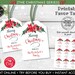 Editable Christmas Gift Tags Instant Download Christmas Tags - Etsy