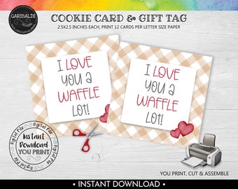 I Love You a Waffle Lot - Etsy