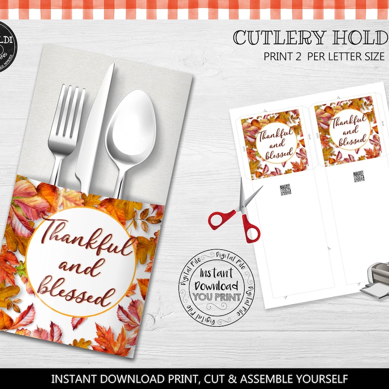 Silverware Wrapper - Etsy