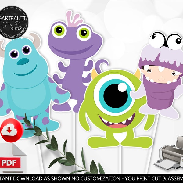 Monster Inc Centerpiece - Etsy