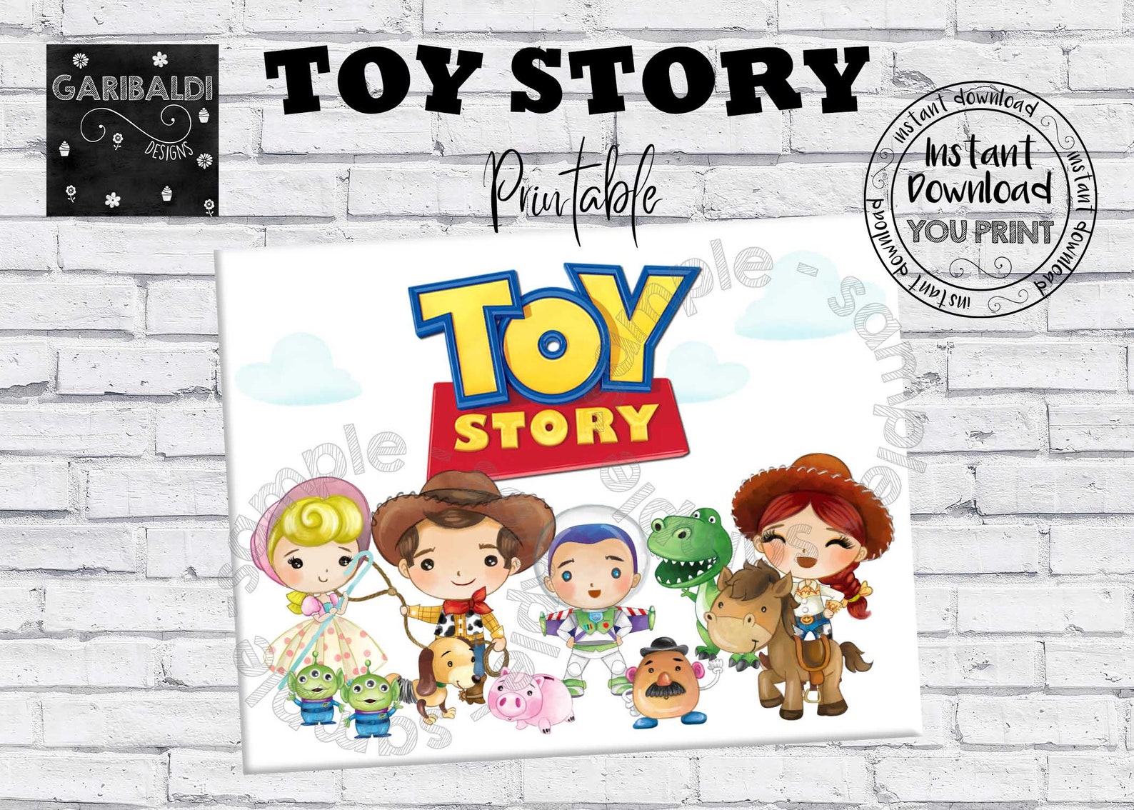 Printable Toy Story Character Sign Toy Story Quotes Toy - Etsy