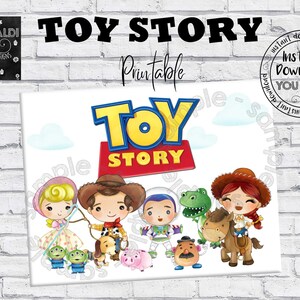 Printable Toy Story Character Sign, Toy Story Quotes, Toy Story ...