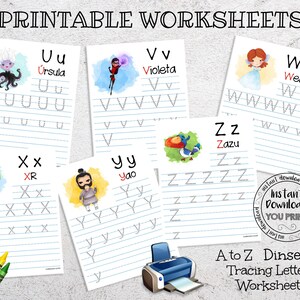 Alphabet Tracing Worksheets, Alphabet Activity, Alphabet Writing ...