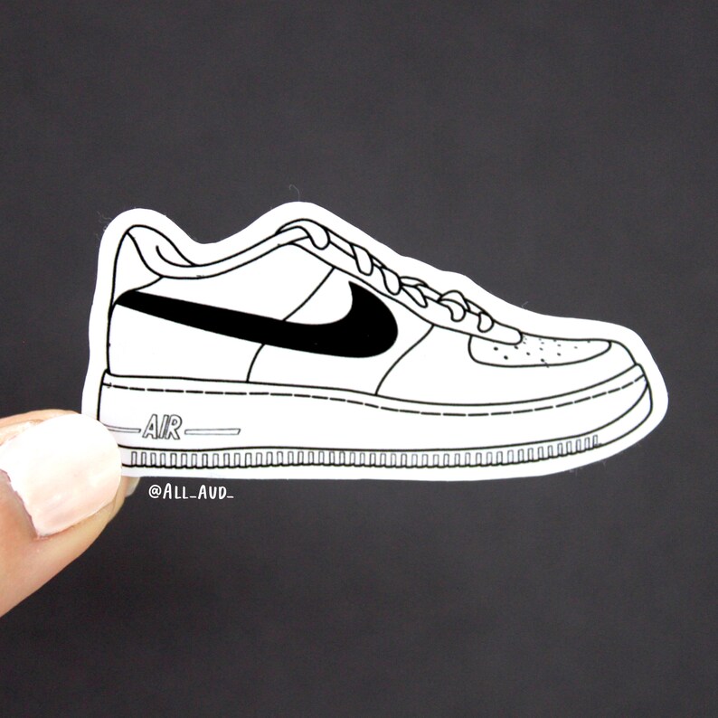 Air Force 1 Sticker | Etsy