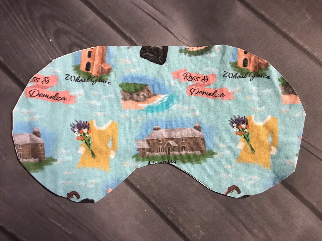 Rice Eye Mask - Poldark Cotton Pattern - Etsy