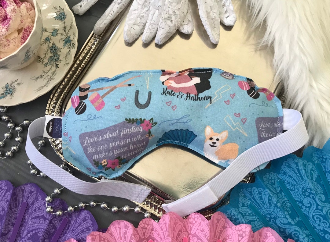 Rice Eye Mask- Viscount Who Loved Me Cotton Pattern - Etsy
